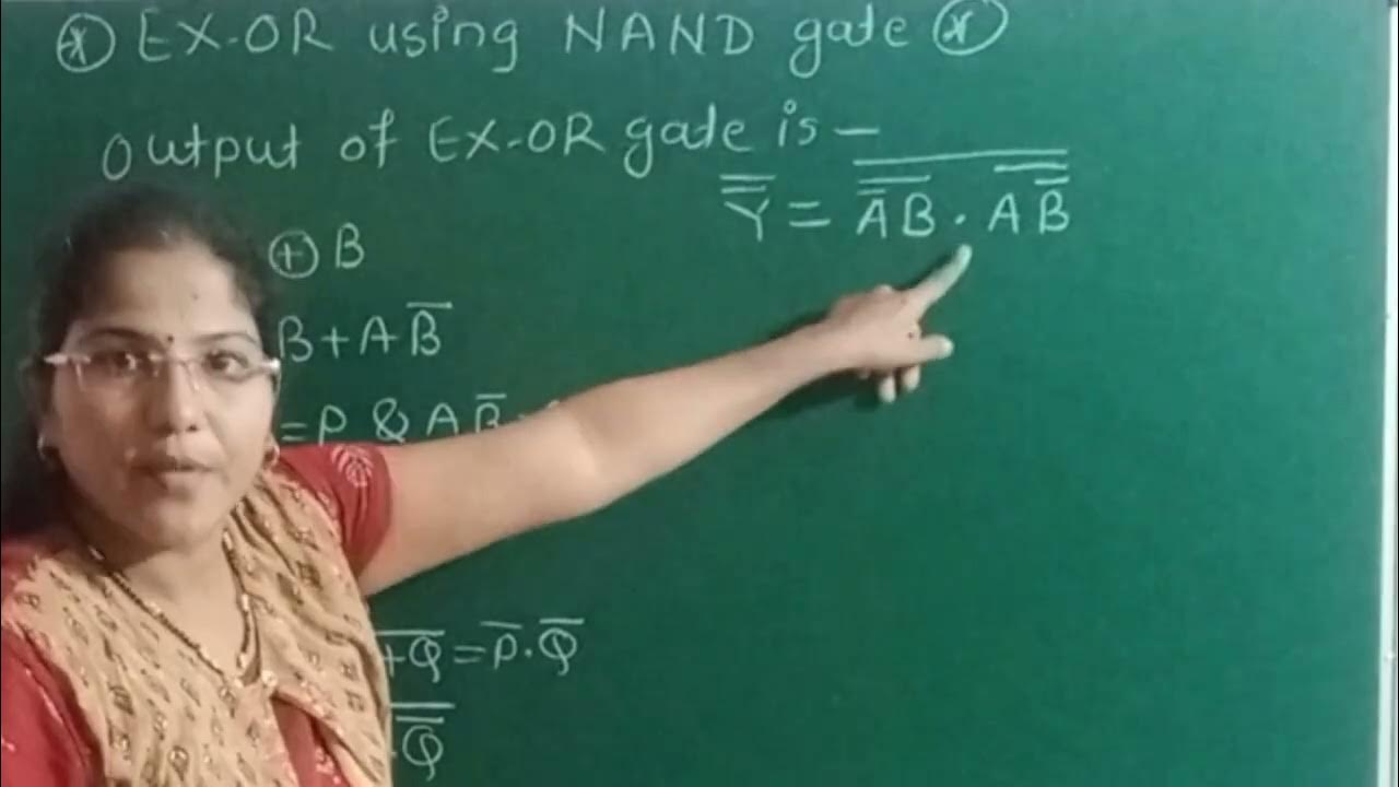 Implement EX-OR gate using NAND gate - YouTube