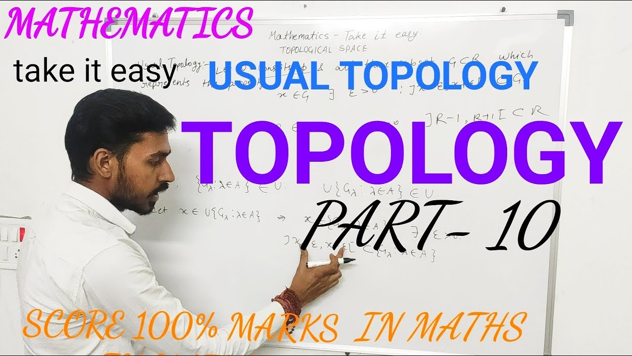 Usual Topology/ Topological space// Mathematics for M.sc M.A(private) - YouTube
