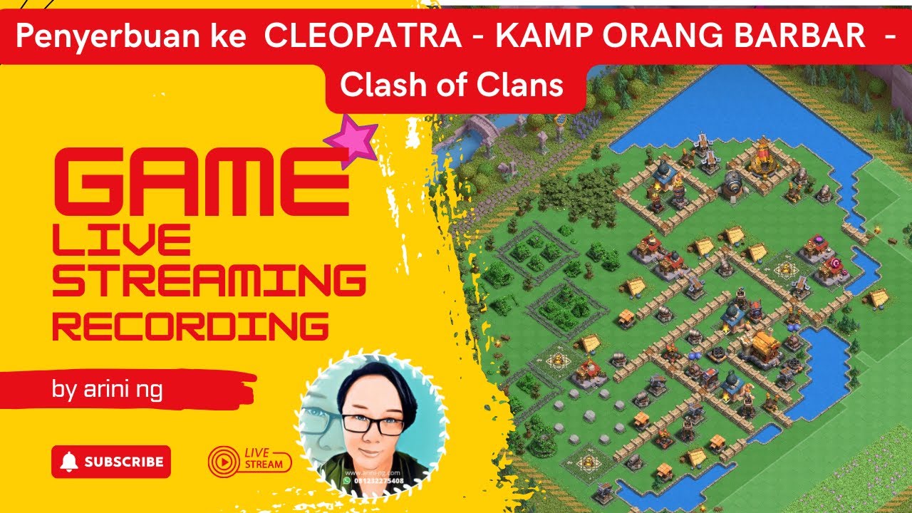 Penyerbuan ke CLEOPATRA - KAMP ORANG BARBAR - Clash of Clans ( Live ...