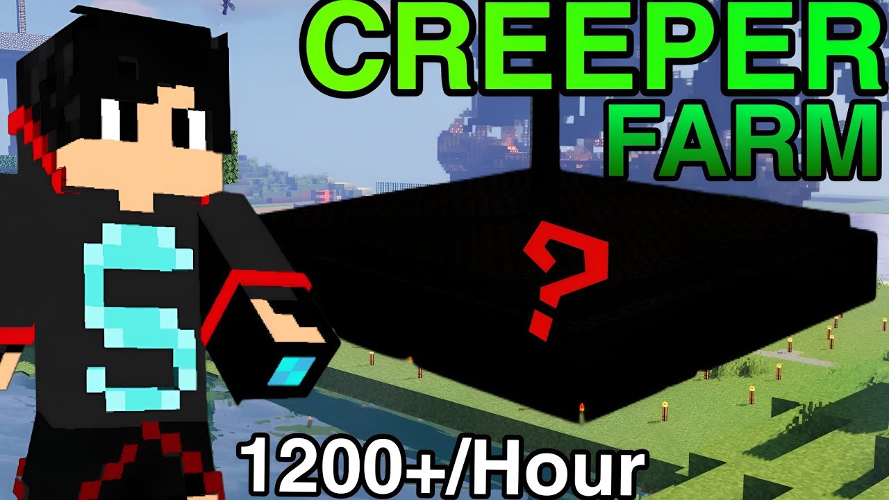 I Built the FASTEST Creeper Farm – 1200+ Gunpowder Every Hour! | 1.20 ...