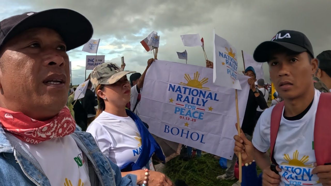 NATIONAL RALLY FOR PEACE SA SRP CEBU JAN 13 2025 ANG PAGPUNTA AT PAG ...