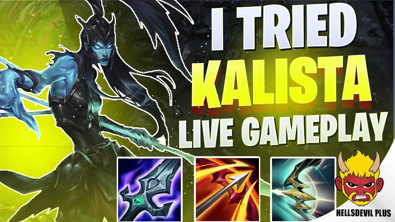 I Tried Kalista - Wild Rift HellsDevil Plus Gameplay - YouTube
