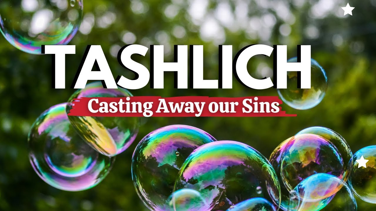 Jewish Tradition of Tashlich with Bubbles! JUDAISM WITH KIDS - YouTube