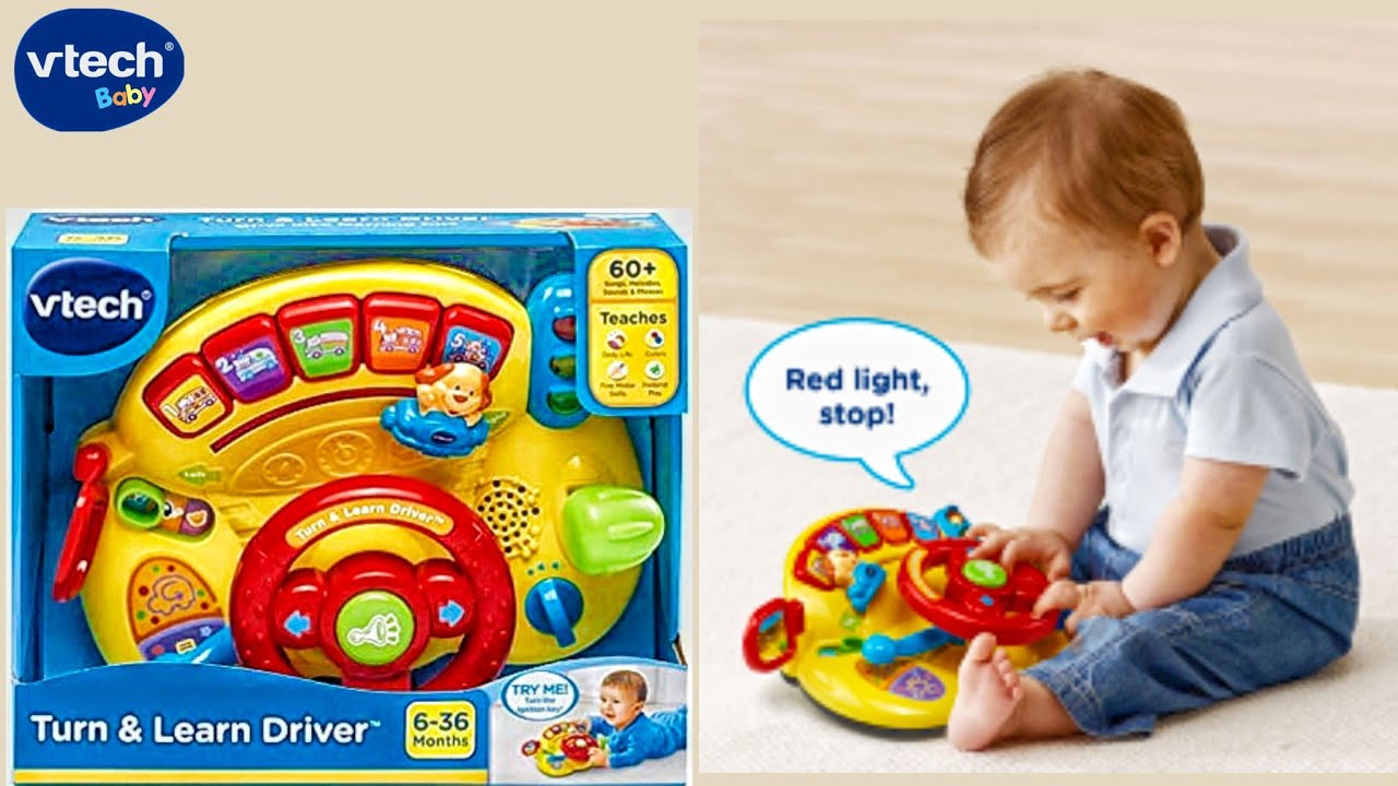 VTech Turn & Learn Driver { yellow}(Preloved Toy) - YouTube