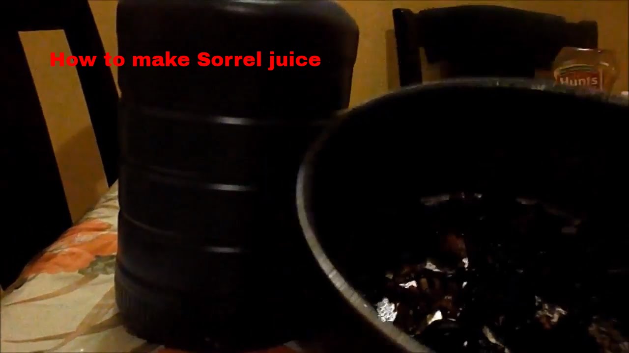 How to make Sorrel Juice - YouTube