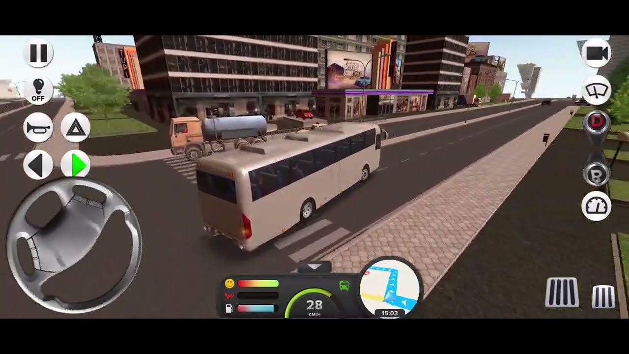 #Real Coach Bus Driving In Connect Two City New Bus Simulator 2024 By ...