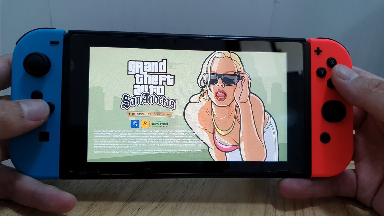 GTA: San Andreas Definitive Edition - Nintendo Switch V1 - YouTube