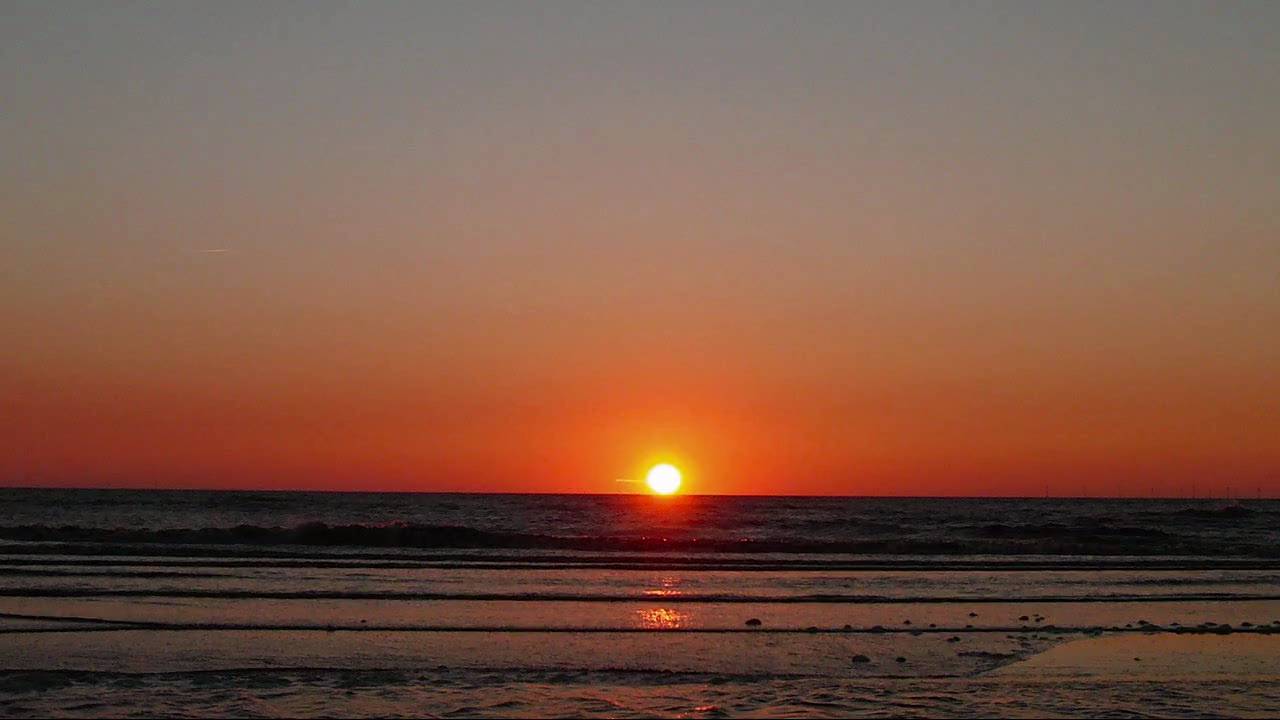 sundown by sea - YouTube