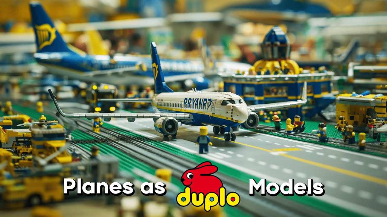 Planes as LEGO DUPLO Models - YouTube