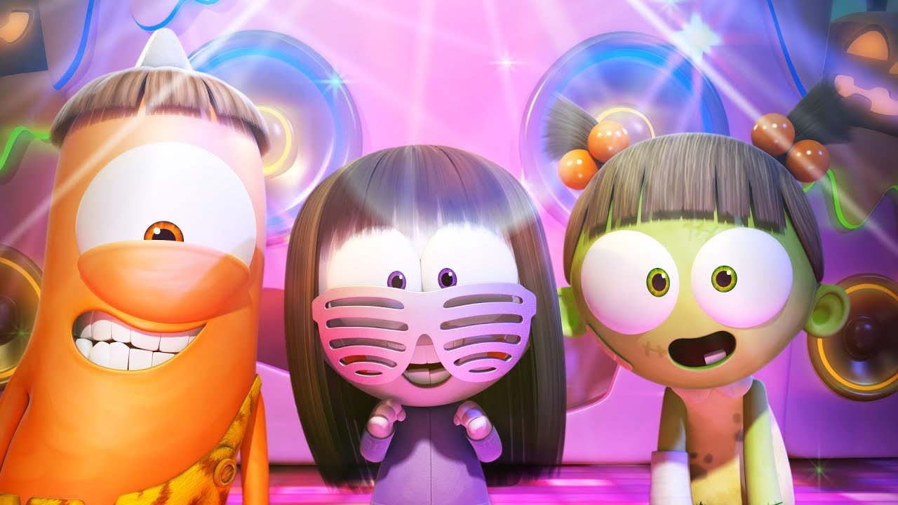 Spookiz | Zombie Dance Party | 스푸키즈 | Funny Dancing Cartoons | Music ...