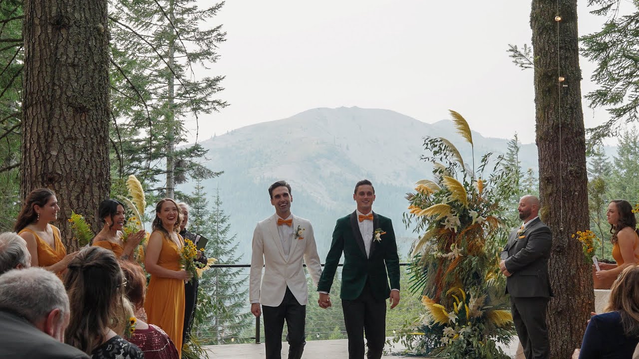 Andrew & Jacob Wedding Highlight Film at the Noble Ridge Tree Deck ...