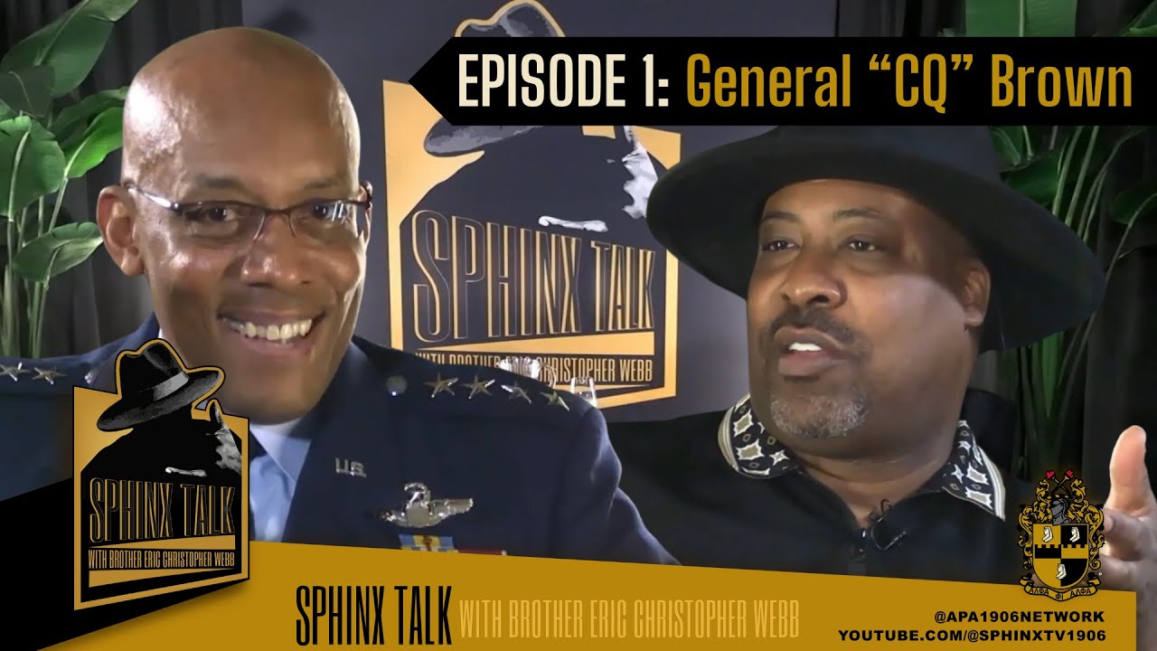 General "CQ" Brown - Chairman of the Joint Chiefs of Staff | Sphinx Talk with Eric Christopher ...