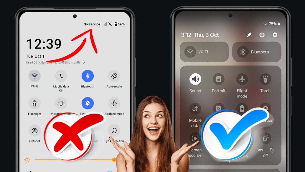 How to Fix No Service SIM Card Problem On Android। SIM Card No Service ...