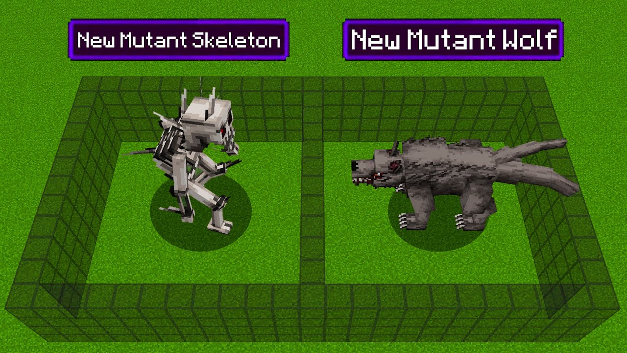 New Mutant Skeleton VS New Mutant Wolf - YouTube