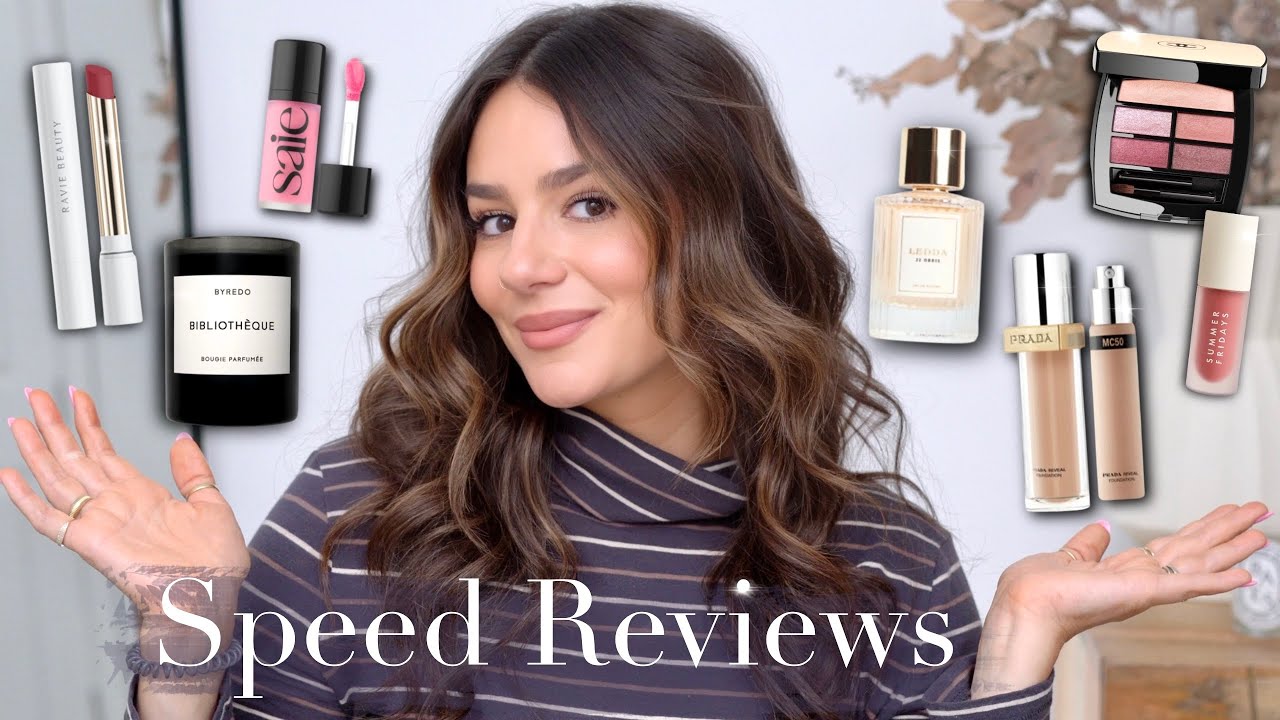 SPEED REVIEW & UPDATES: 37 PRODUCTS || Every Makeup I Tested In The ...