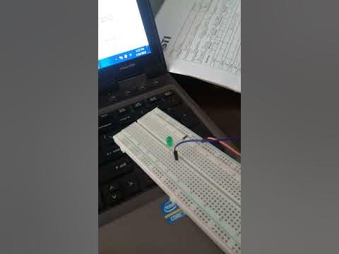 Arduino led on/off in serial monitor - YouTube