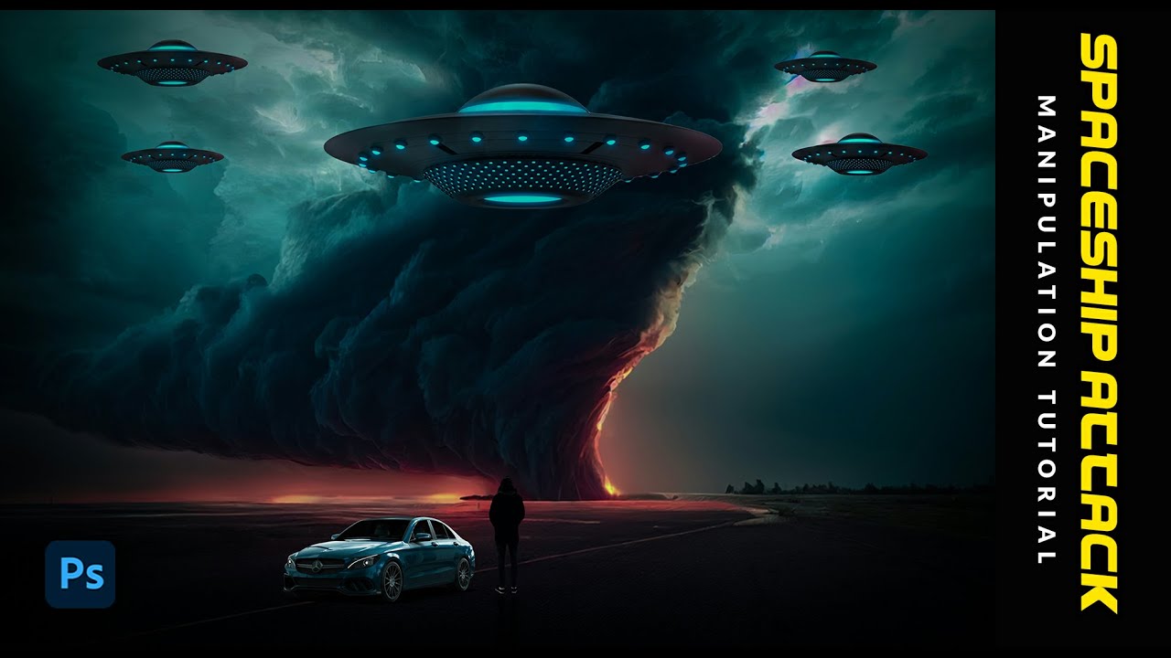 Spaceship Attack Photo Manipulation | Alien Attack Manipulation ...