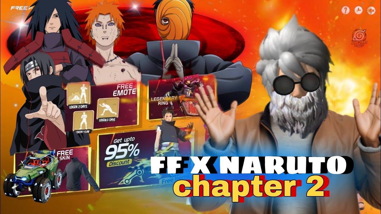 Naruto Event Chapter 2 Free Rewards m1887 skin event | free fire new ...