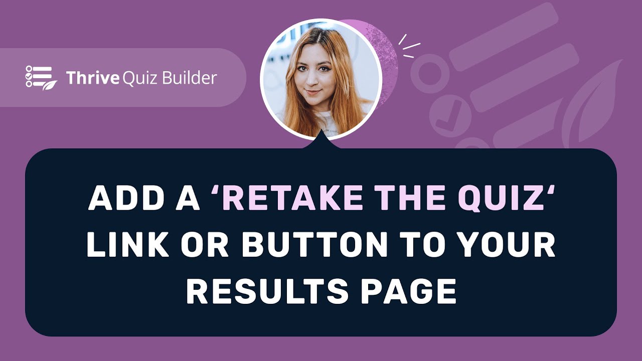 Add a 'Retake the Quiz' Link or Button to Your Results Page - YouTube