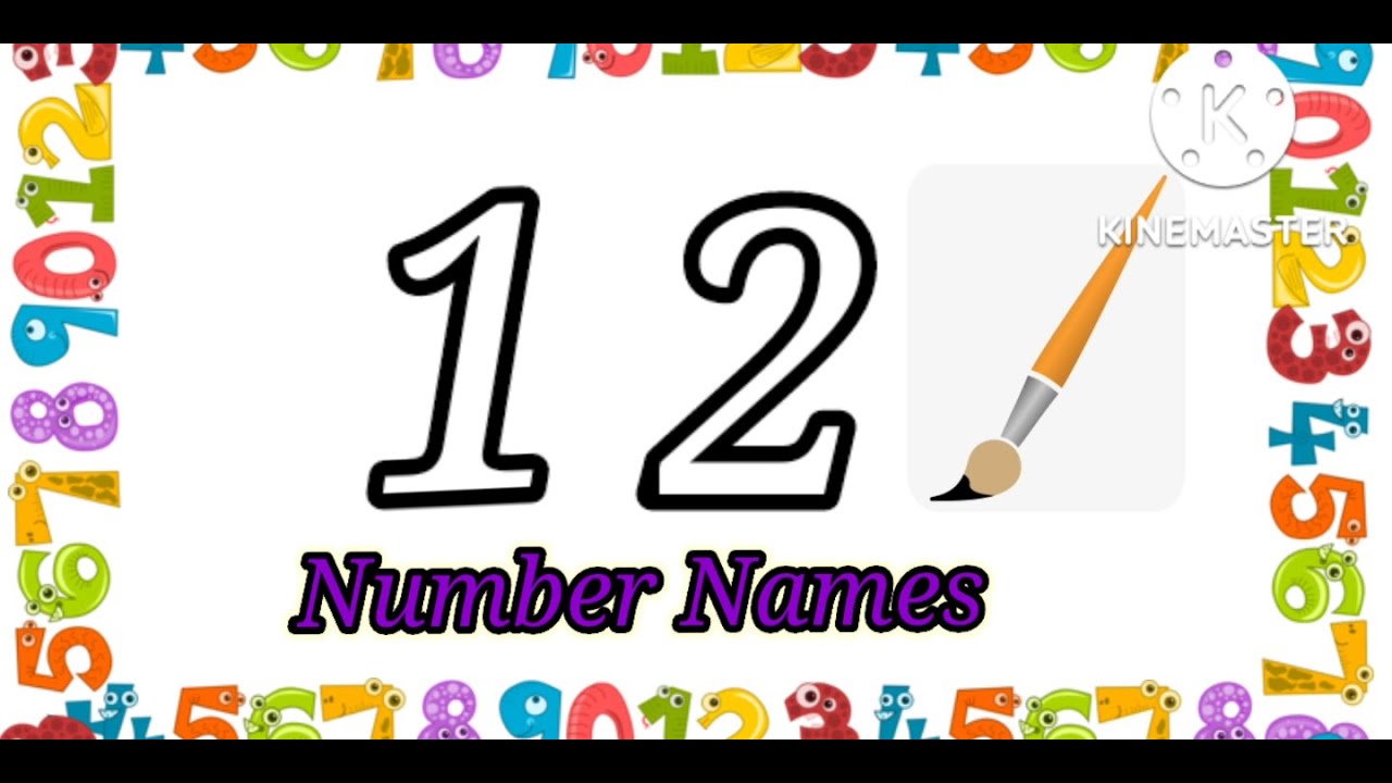 Numbers- Numbers Names, Learning Numbers for Kids, Learning Numbers ...