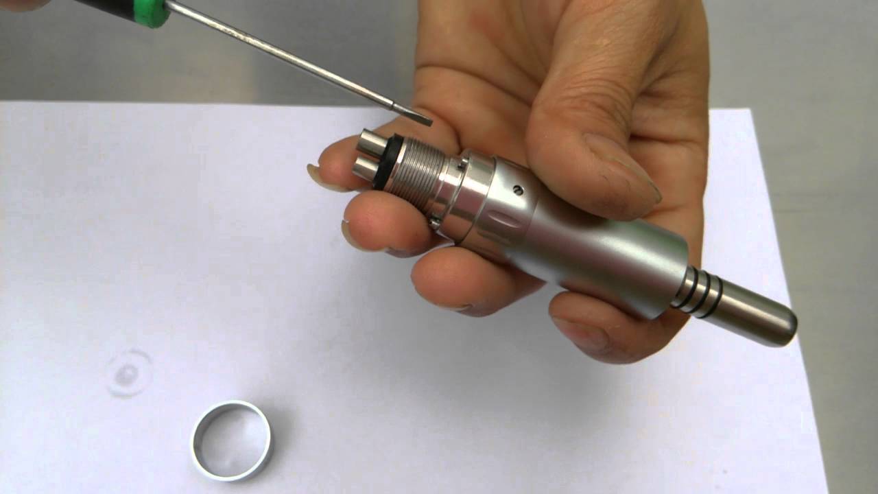 How to disassemble inner channel air motor low speed dental handpiece ...