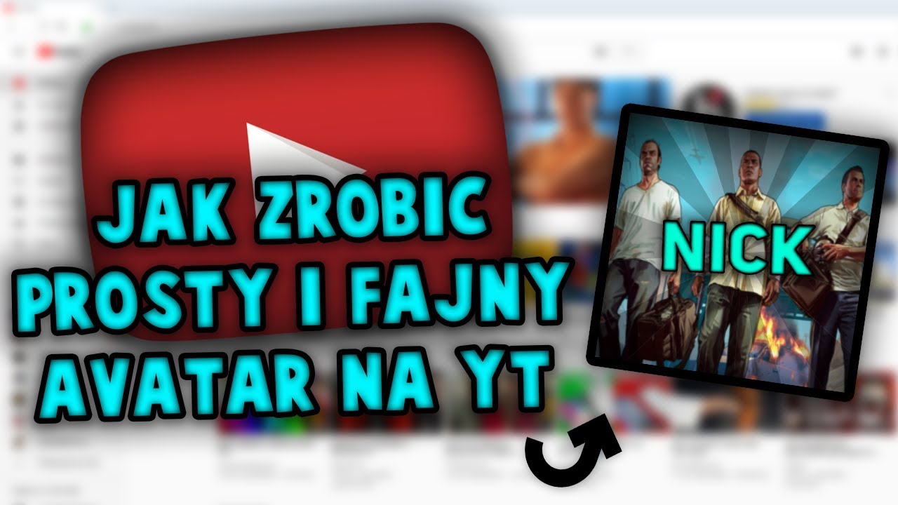 Jak Zrobić Prosty I Fajny Avatar Na YT 👍 | Poradnik #1 (Photoshop) 💻 ...