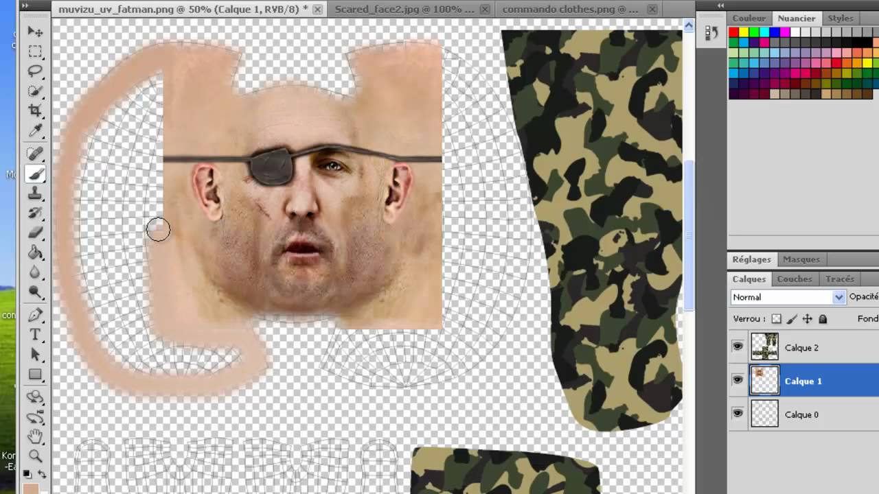 MUVIZU TUTORIAL2:texturing the face - YouTube