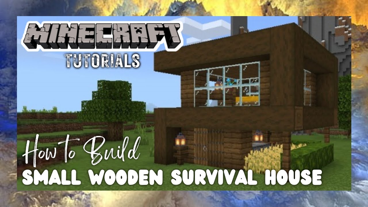 How to Build Small Wooden Survival House | Minecraft - YouTube