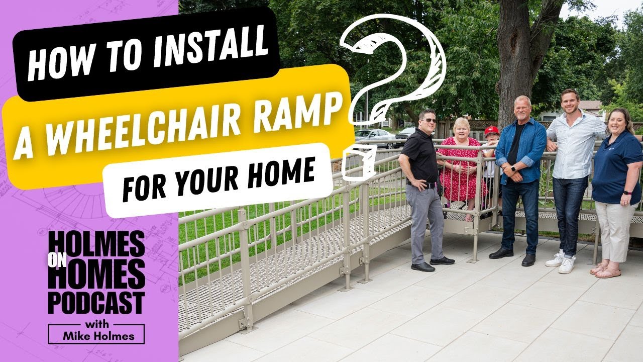How to Install a Wheelchair Ramp for Your Home? - YouTube