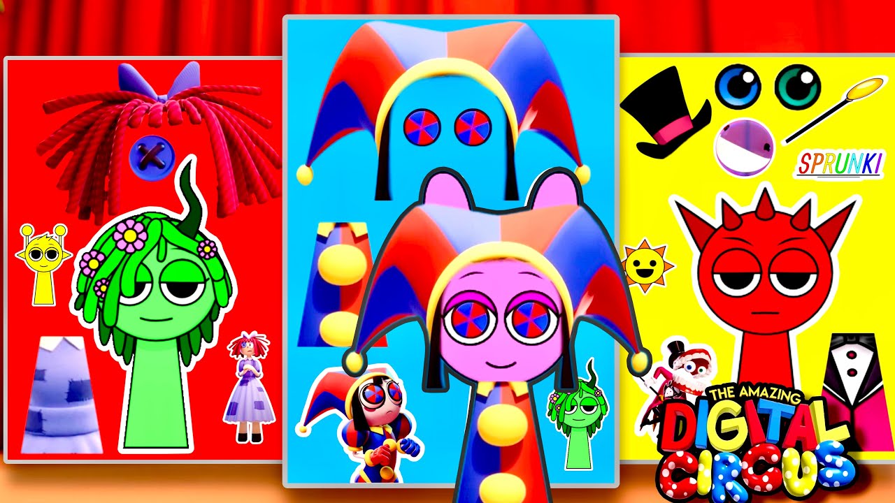 [Paper Diy] Incredibox Sprunki But It’s The Amazing Digital Circus ...