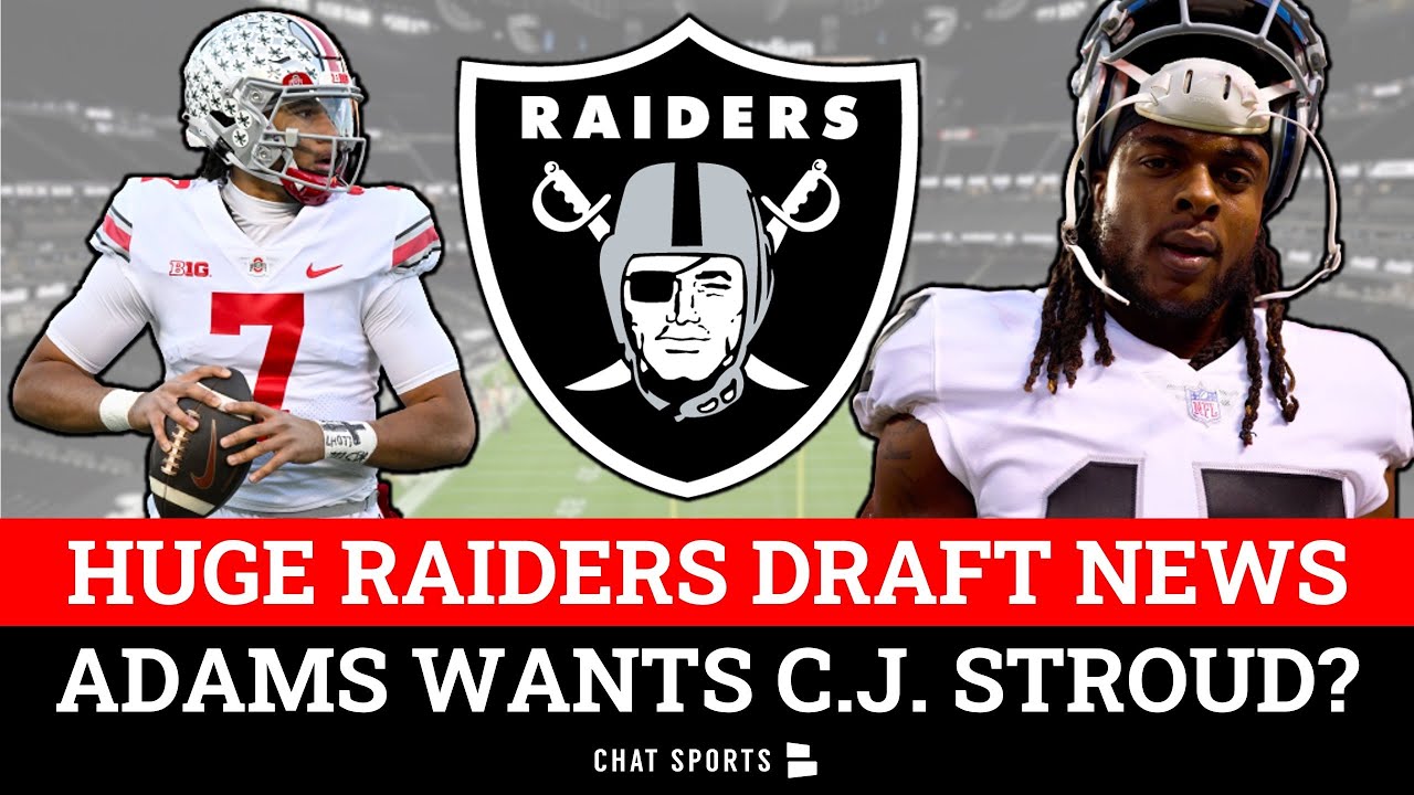 HUGE Raiders Draft Rumors: C.J. Stroud Wants To Play With Davante Adams ...