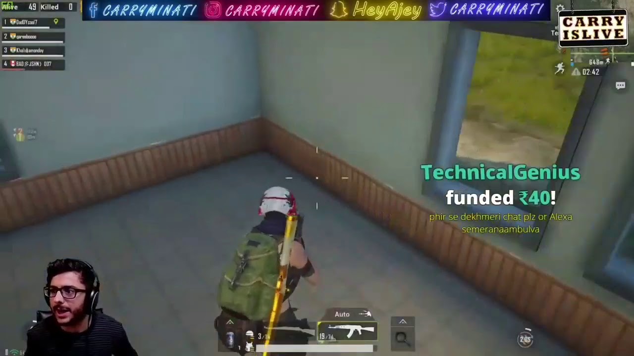 Carry Minati The GOD FATHER of PUBG - YouTube