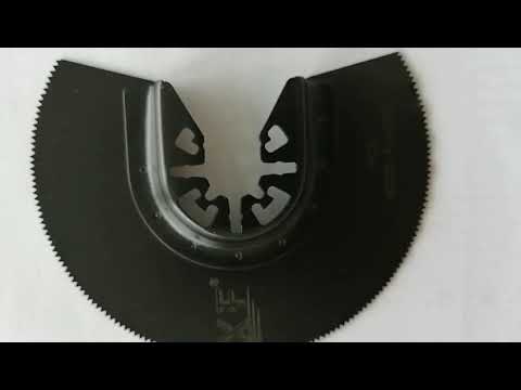 Half Moon Oscillating Saw Blad for Cutting Wood and Drywall - YouTube