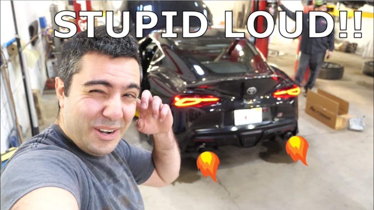Installing Frequency Intelligent DOWNPIPE on my 2020 Toyota SUPRA ...