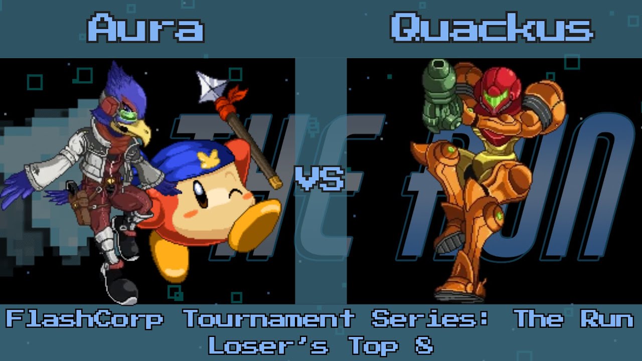 Aura (BDee, Falco) vs. QuackersAnonymous (Samus) - Loser's Top 8 - FlashCorp: The Run - YouTube