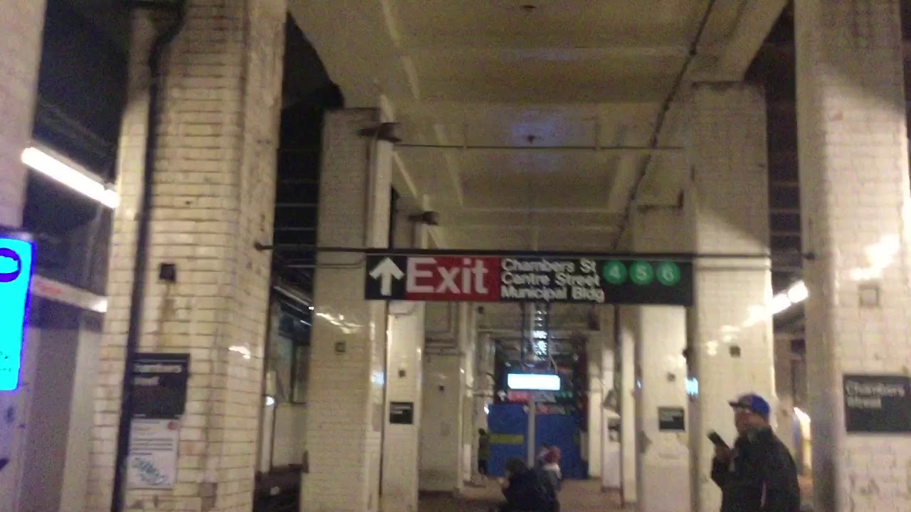NYC Subway: Tour of Renovation Progress at Chambers Street Station ...
