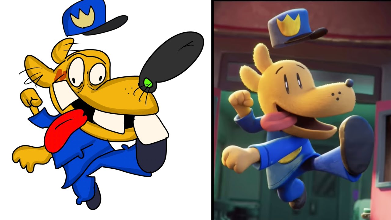 DOG MAN OFFICIAL TRAILER 🐶 CARTOON DRAWING MEMES - YouTube