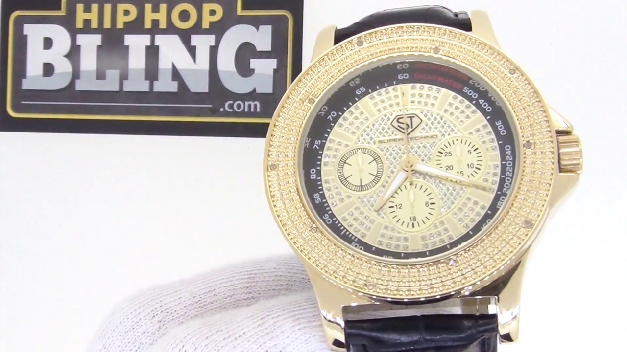 .10 Carat Diamond Super Techno Watch - YouTube