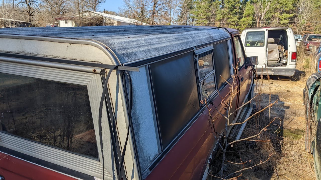 Vintage camper shell purchase! - YouTube