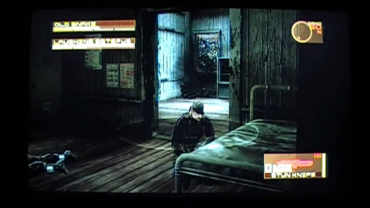 MGS4 - BBE - Laughing Octopus: Knife-Only Fight - YouTube