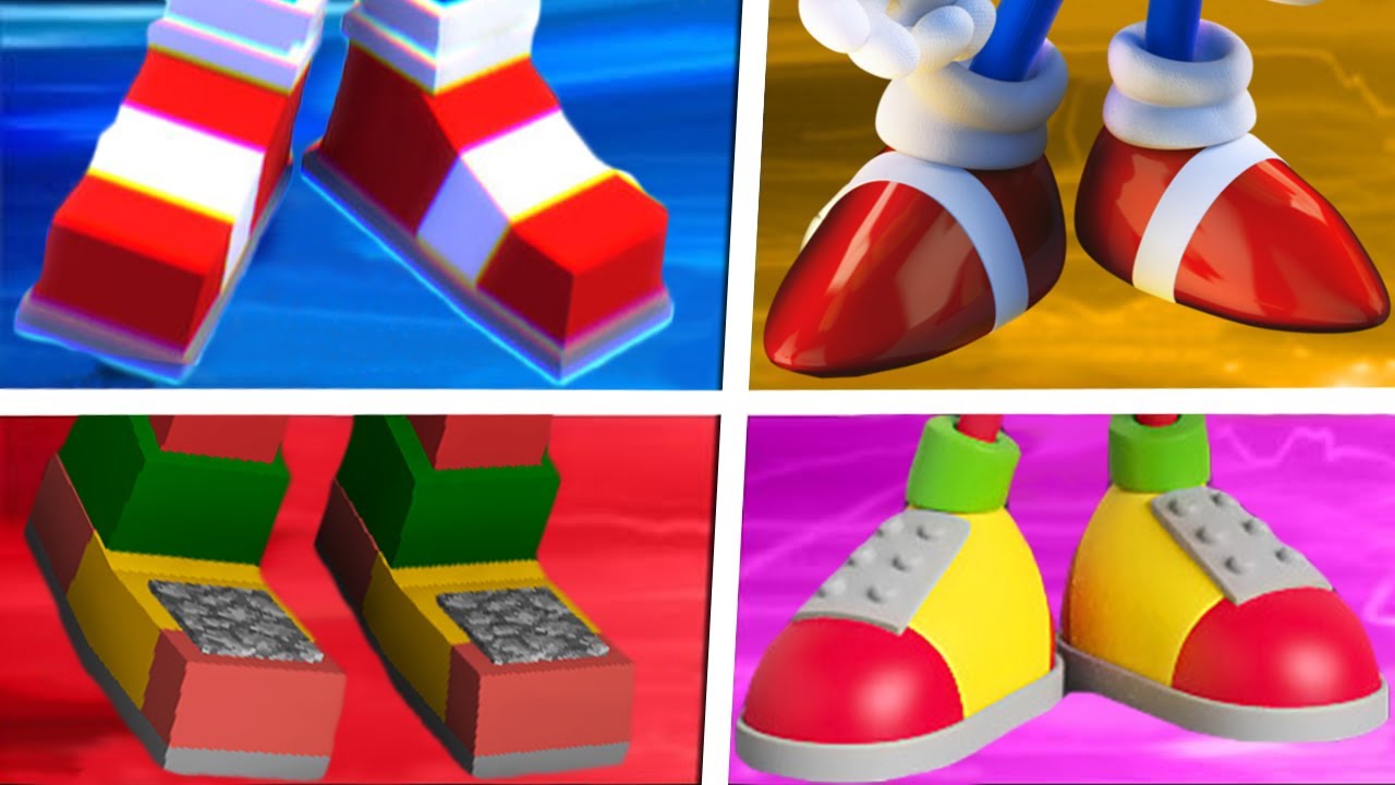 Sonic The Hedgehog Movie Choose Your Favourite Shoes SONIC vs KNUCKLES ...