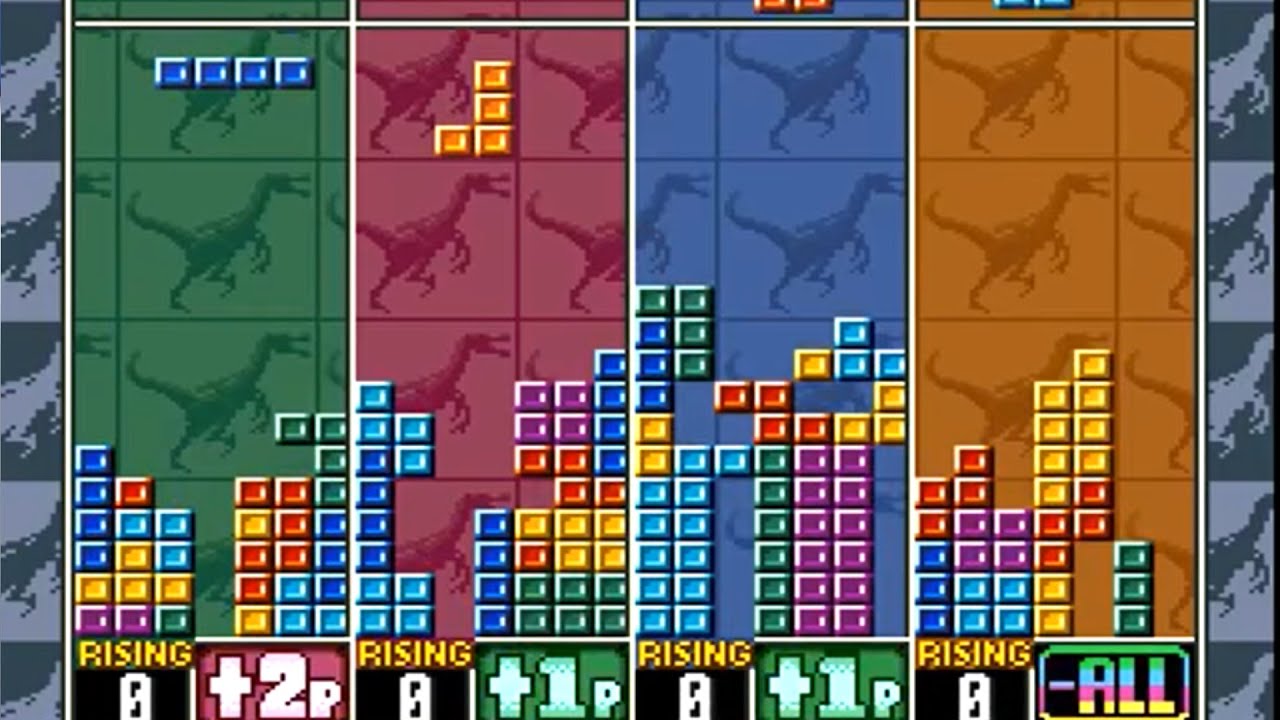 Super Tetris 3 SNES 4 players - YouTube