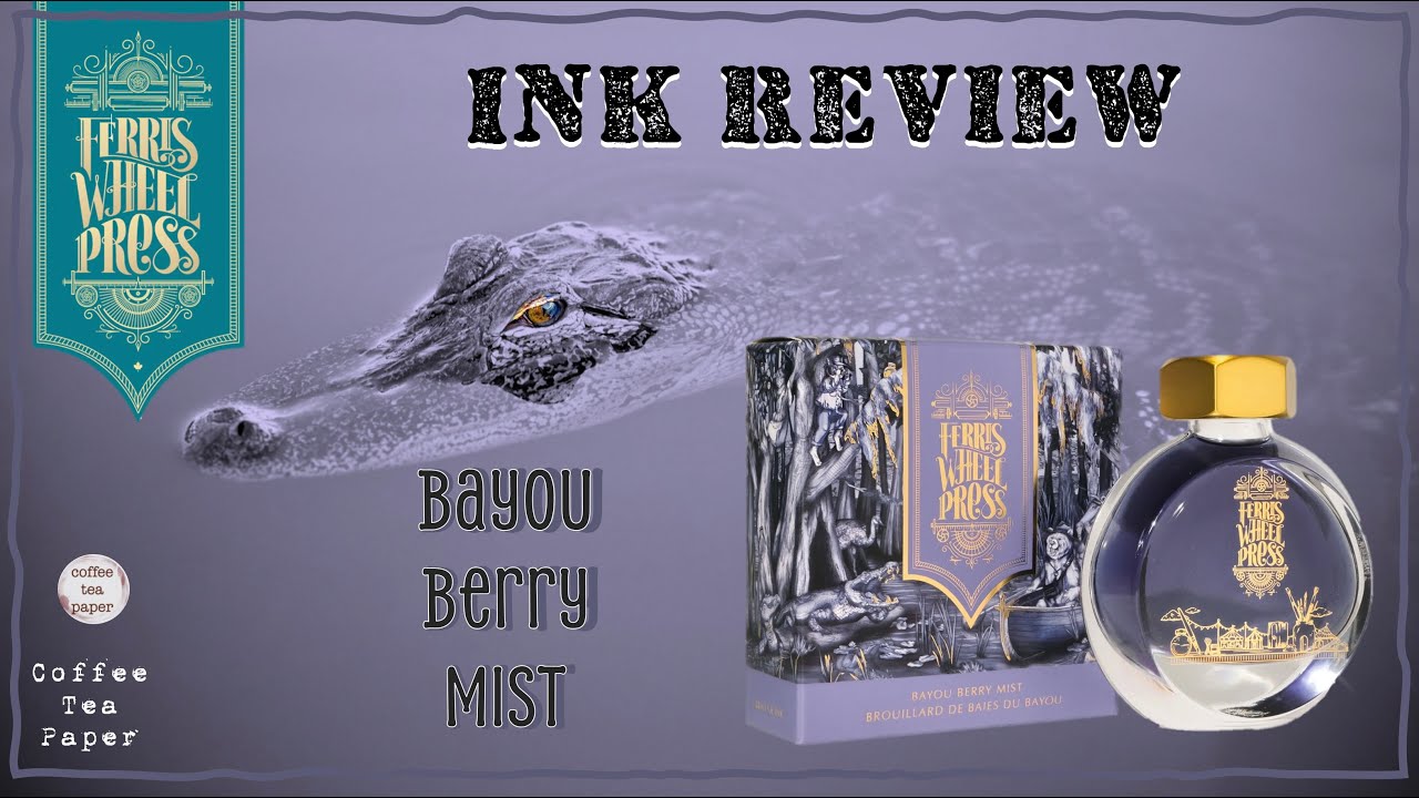 NEW Bayou Berry Mist 🌫️ from #ferriswheelpress #fountainpenink #review ...