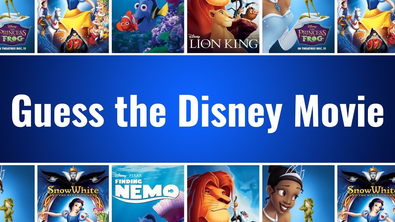Guess the DISNEY Movie | Party Games for Kids | Disney Quiz - YouTube