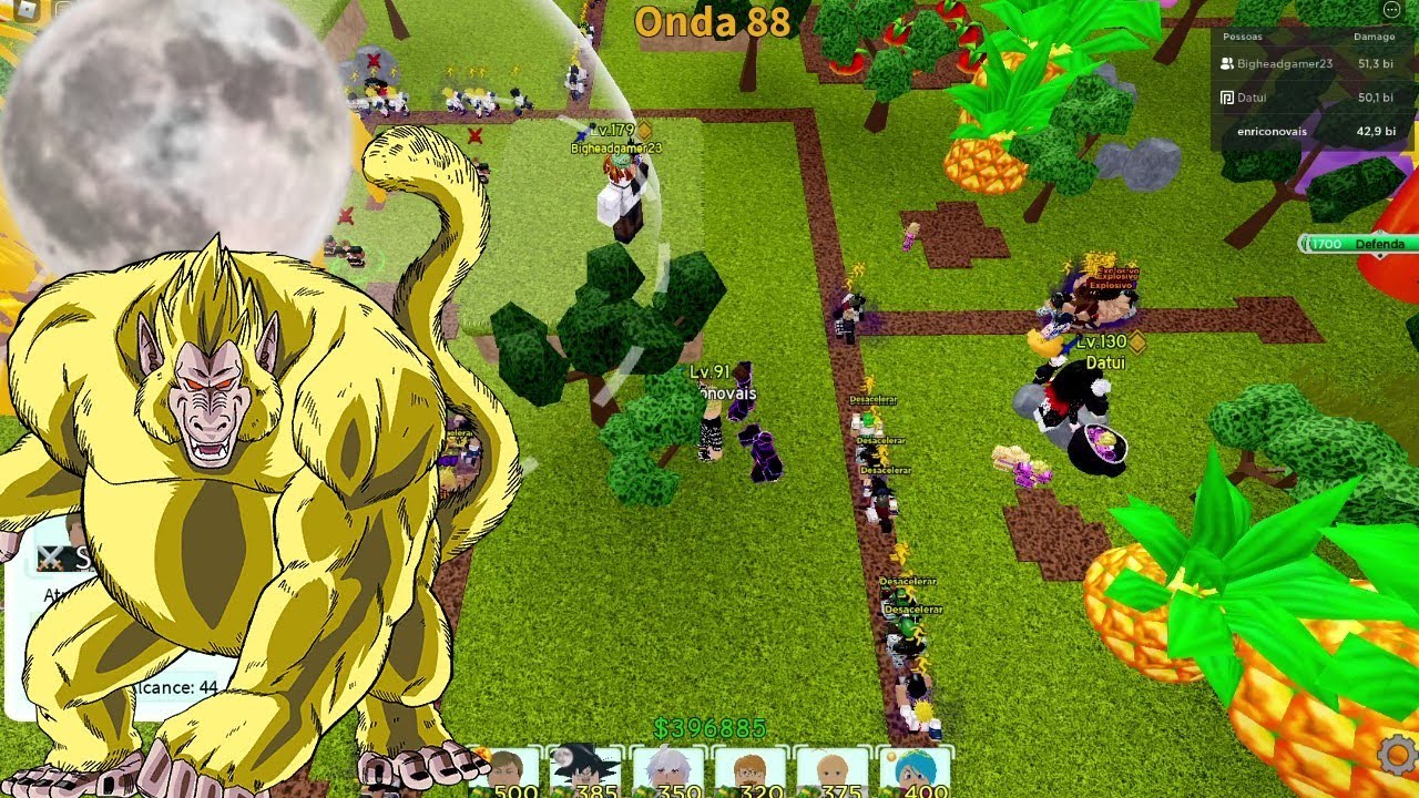 OOZARU LVL 80 + WAVE 88 e ainda FIZ 50 BILHOES DE DANO ALL STAR TOWER ...
