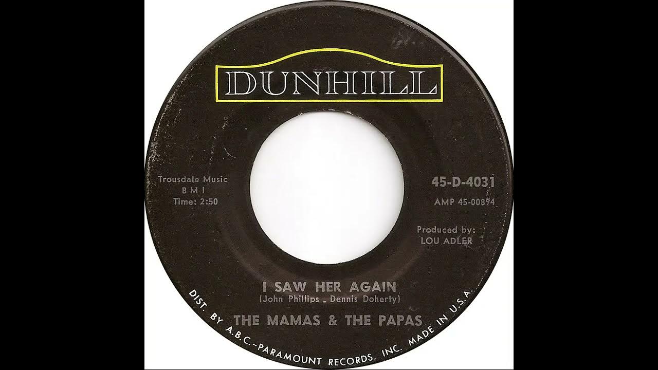 (3a) Mamas & Papas - I Saw Her Again - YouTube