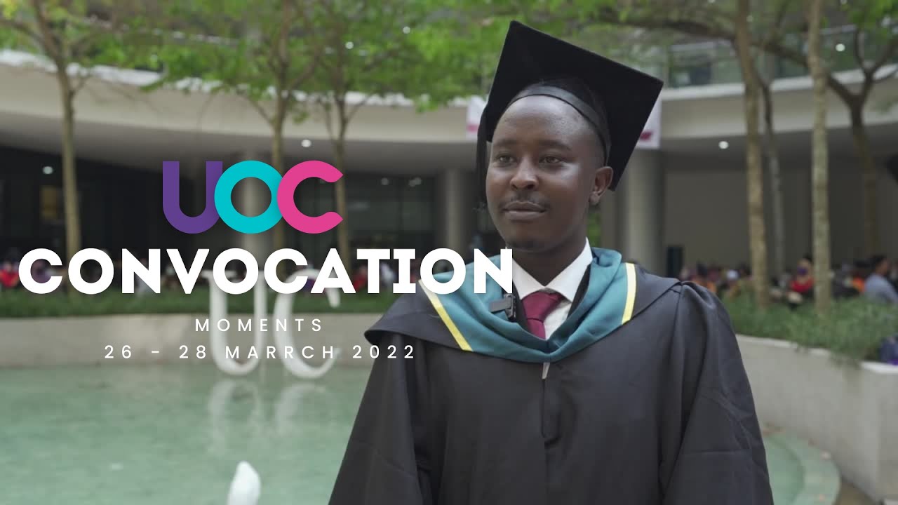 UoC Convocation Moments: Bryan Gitau Kimani, Class of 2021 - YouTube