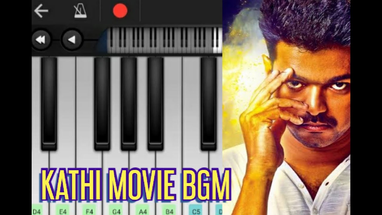 KATHI MOVIE BGM || MOBILE PIANO TUTORIAL - YouTube