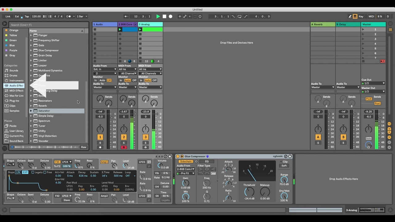 Exploring Saturation in Ableton to add life to you sounds - YouTube