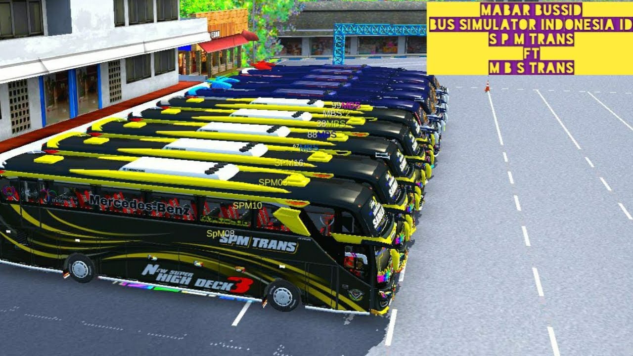 MABAR BUSSID || BUS SIMULATOR INDONESIA ID || CUPLIKAN MABAR SPM FT MBS ...